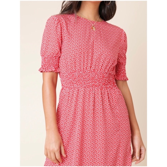 Dresses | Ditzy Heart Vintage Style Midi Dress | Poshmark